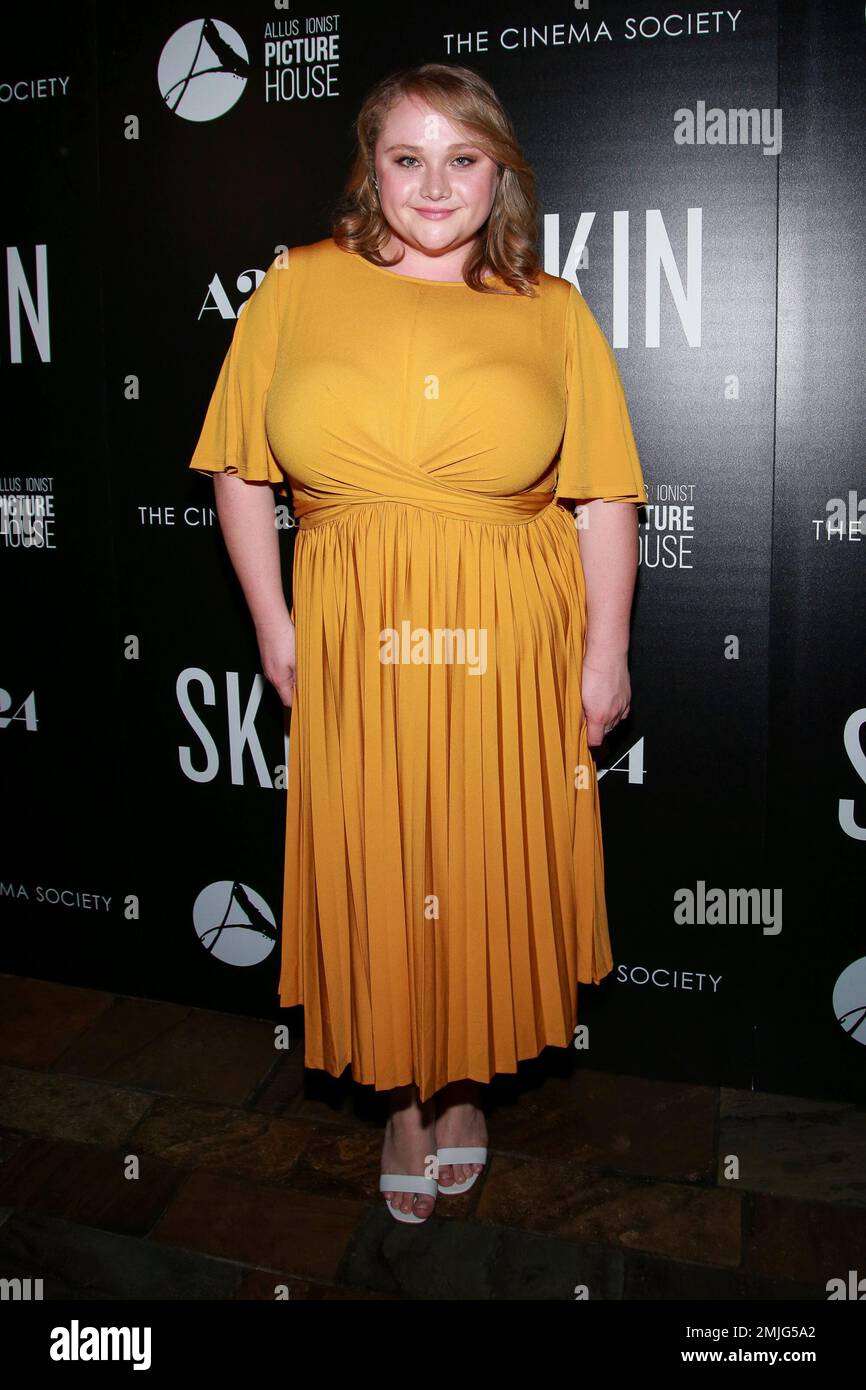 Danielle Macdonald attends a special screening of "Skin," hosted by A24 ...