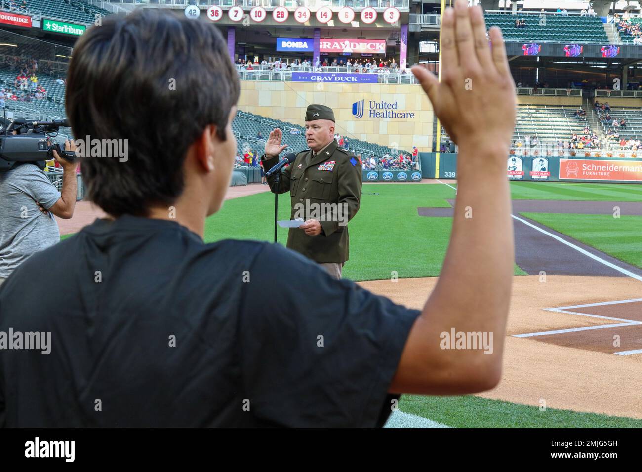 Major Gen. Matthew Baker, right, commanding general, 88th Readiness ...