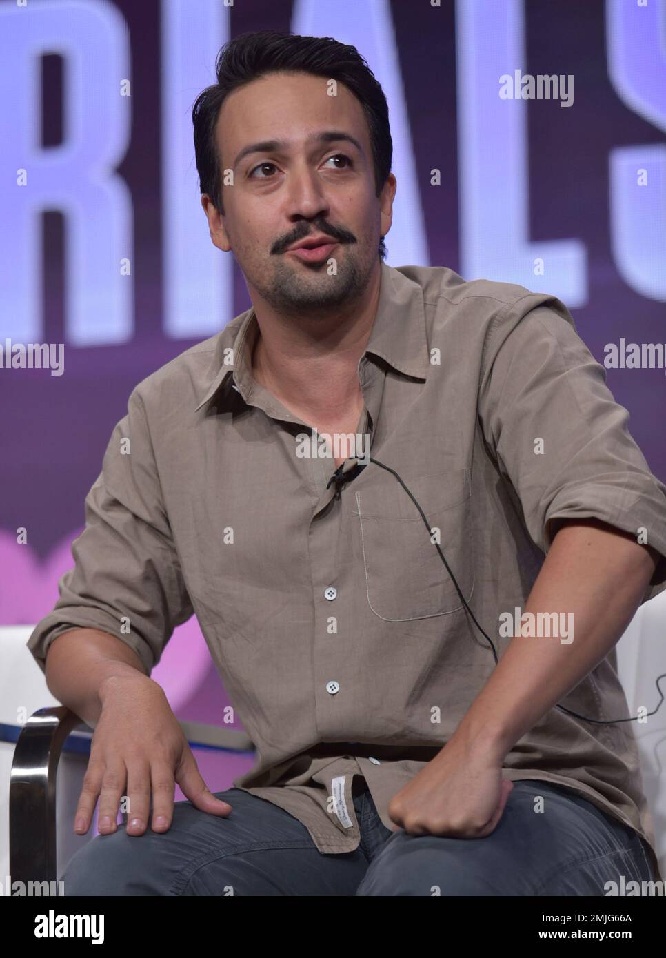 Lin-Manuel Miranda participates in HBO's "His Dark Materials" panel at ...