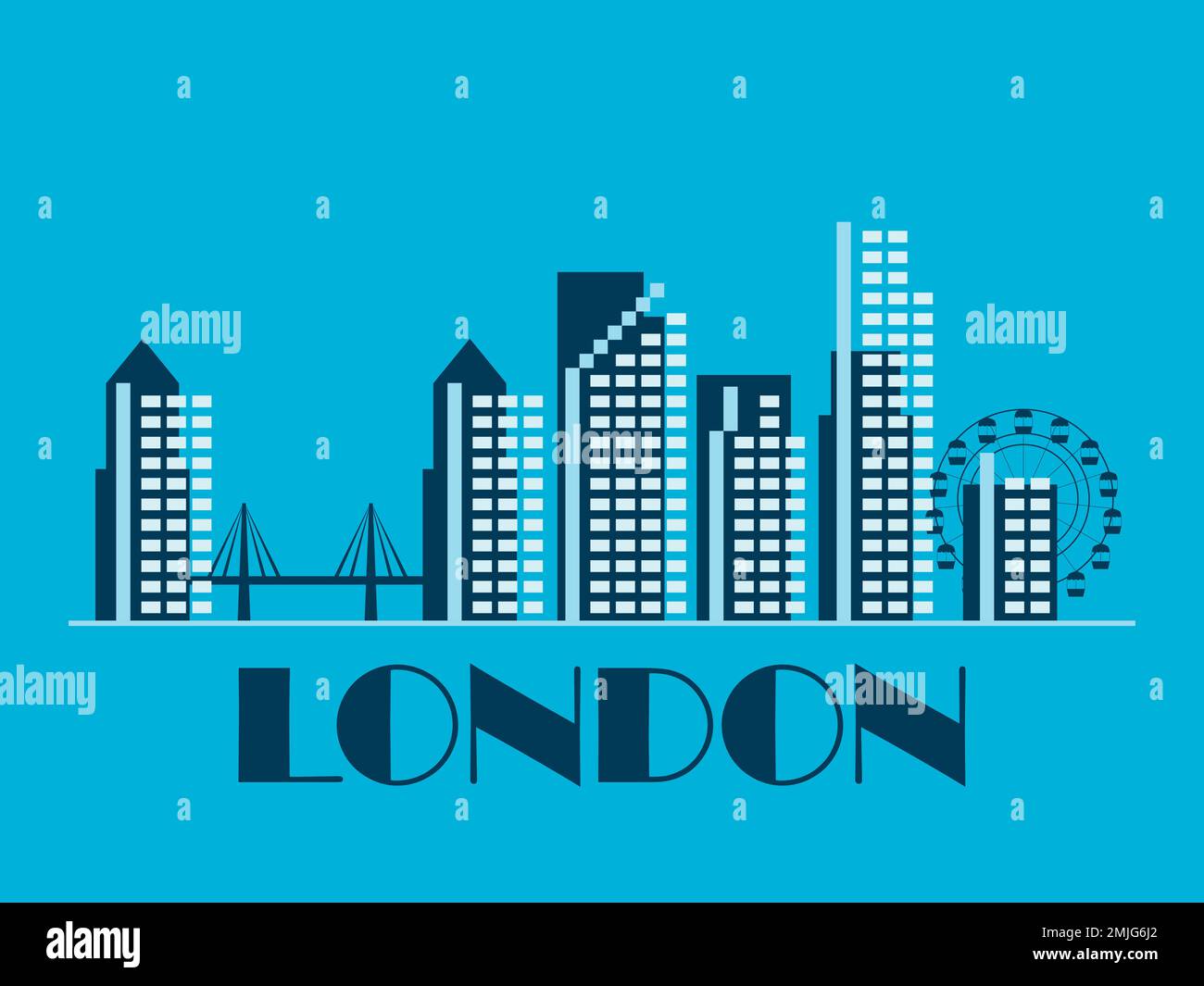 Vintage london posters Stock Vector Images - Alamy