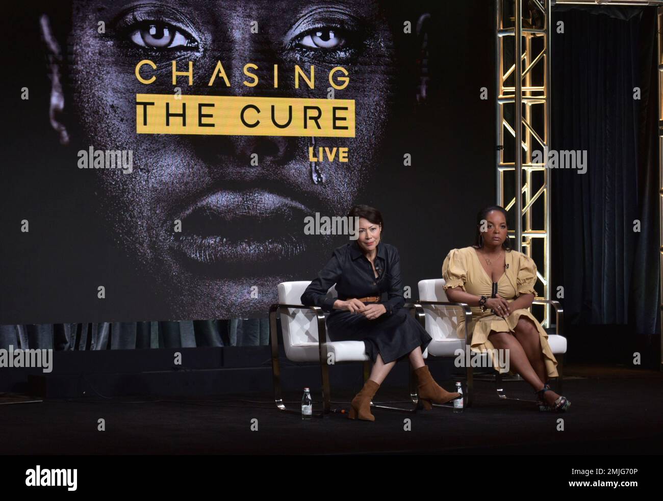 Anchor/executive producer Ann Curry, left, and showrunner/executive producer Kim Bondy ...