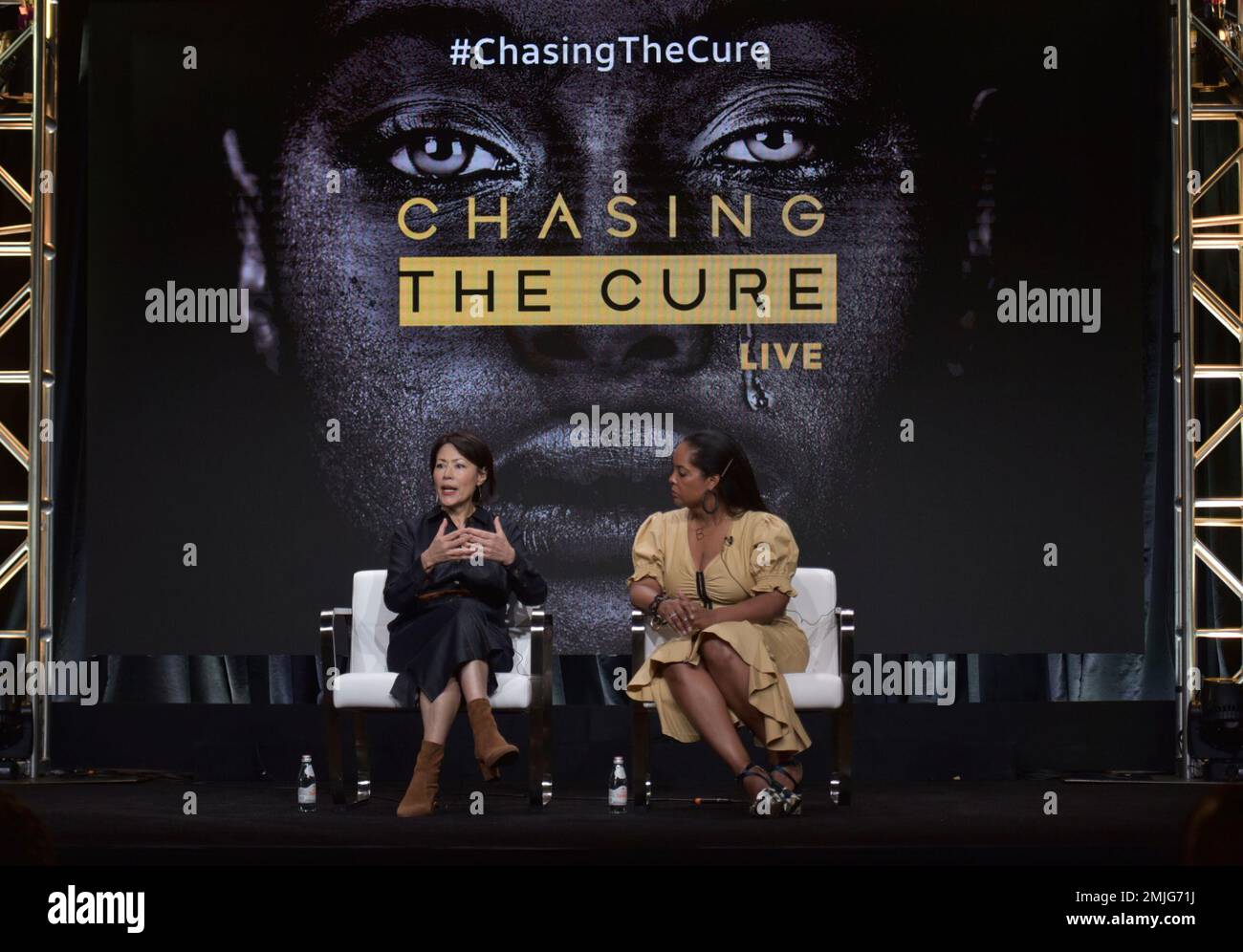 Anchor/executive producer Ann Curry, left, and showrunner/executive producer Kim Bondy ...