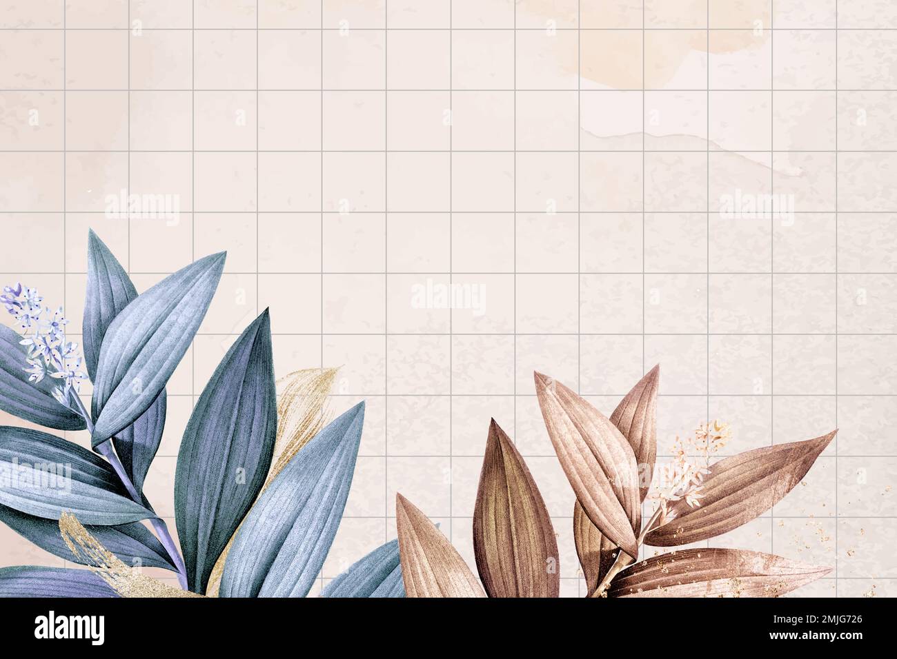 Flower desktop wallpaper background vector Stock Vector Image & Art - Alamy