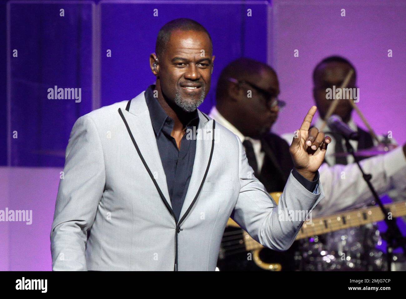 FILE - This June 5, 2015 file photo shows singer Brian McKnight ...