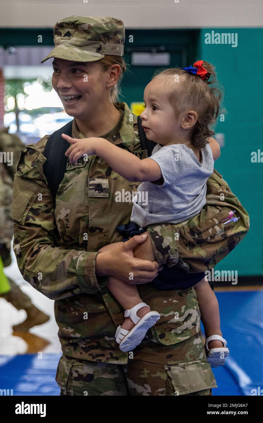 U.S. Army Sgt. Sienna Haley, assigned to the 1st Armored Brigade Combat ...
