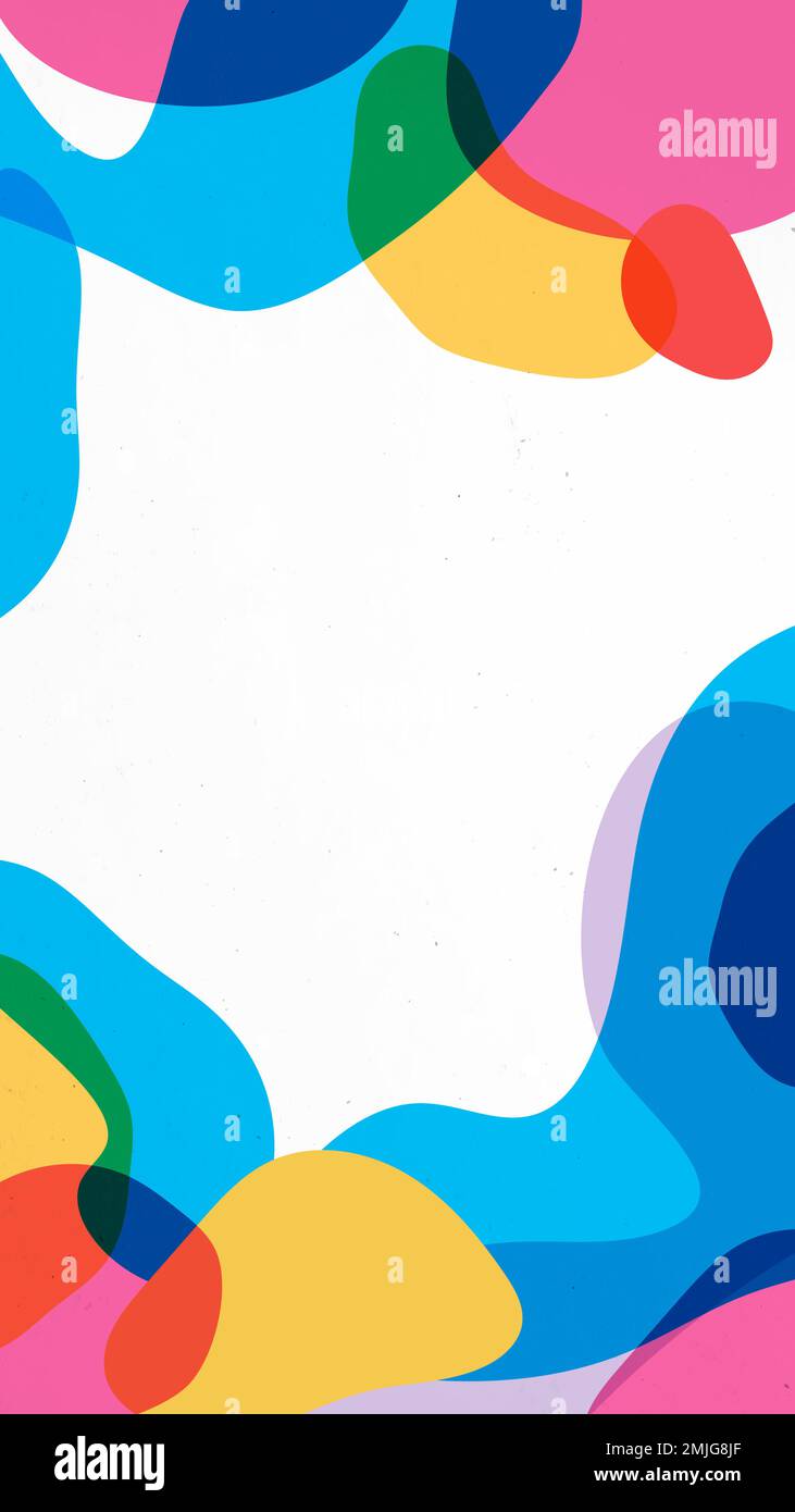 Aesthetic frame mobile wallpaper background vector, abstract design ...