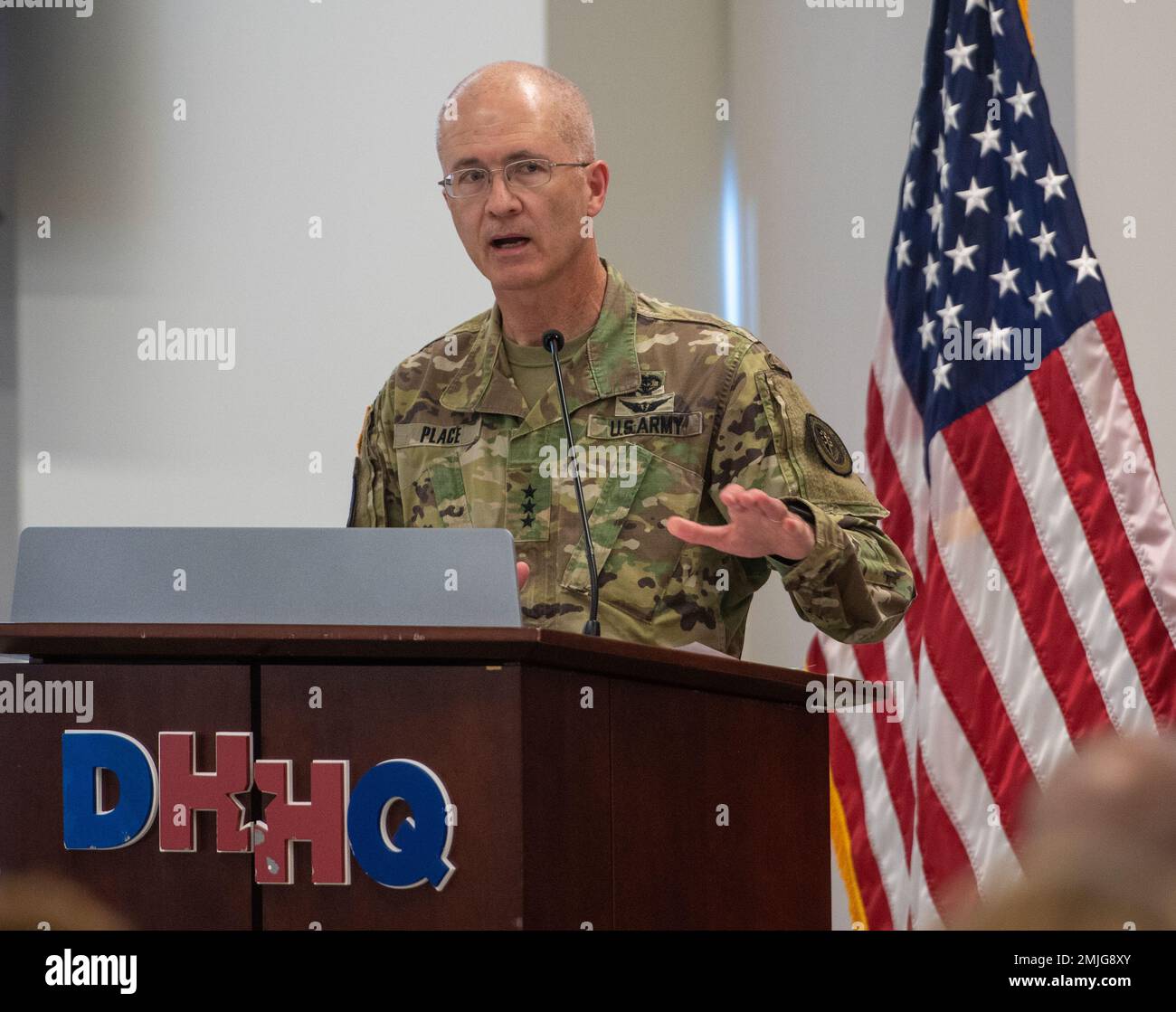 LTG Ronald J. Place, DHA Director, delivers remarks at the DHA Employee ...