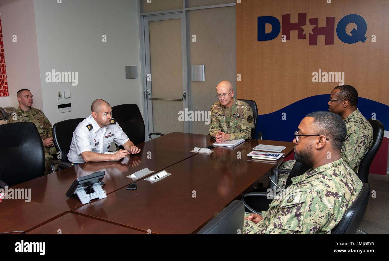 LTG Ronald J. Place, DHA Director, and SGM Isaac A. Bray, Senior ...