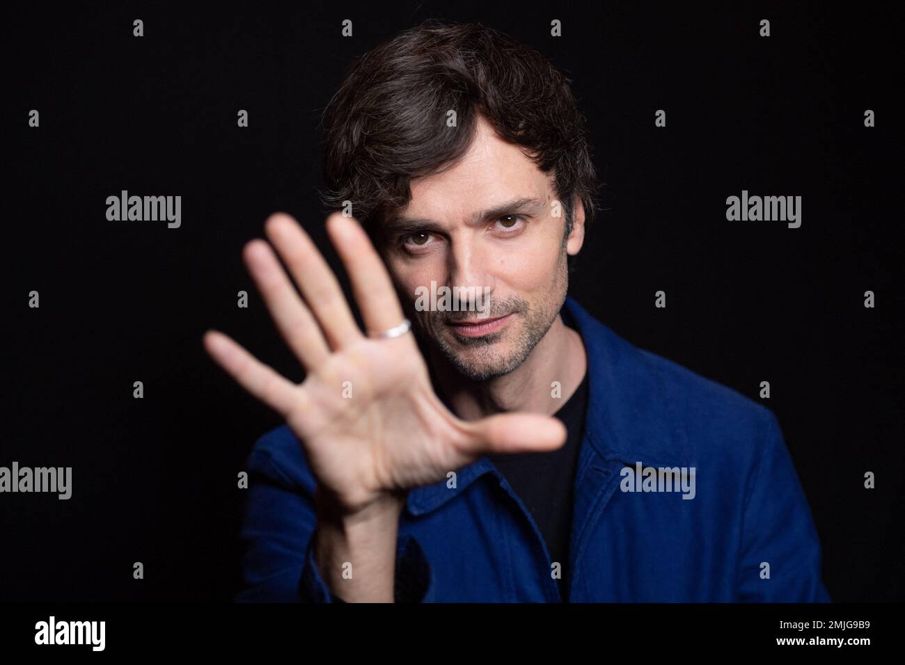 David Jarre attending a Portrait Session during the 30th Gerardmer ...