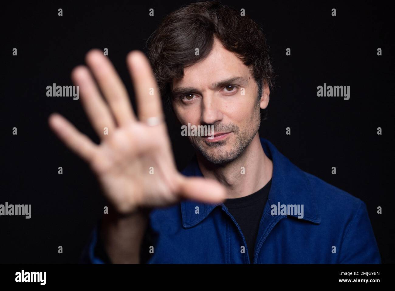 David Jarre attending a Portrait Session during the 30th Gerardmer ...