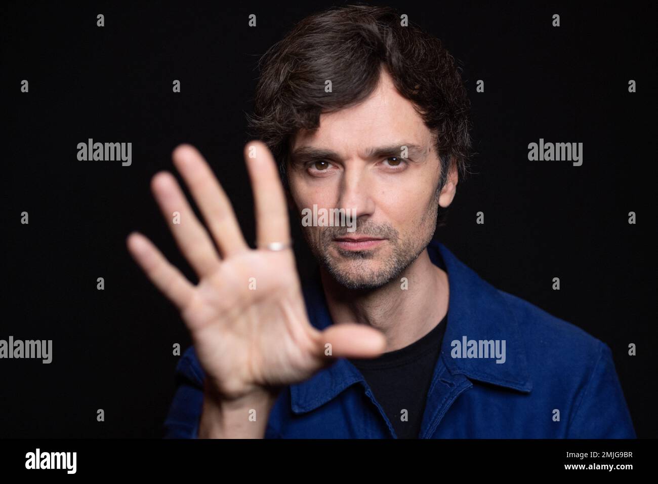 David Jarre attending a Portrait Session during the 30th Gerardmer ...