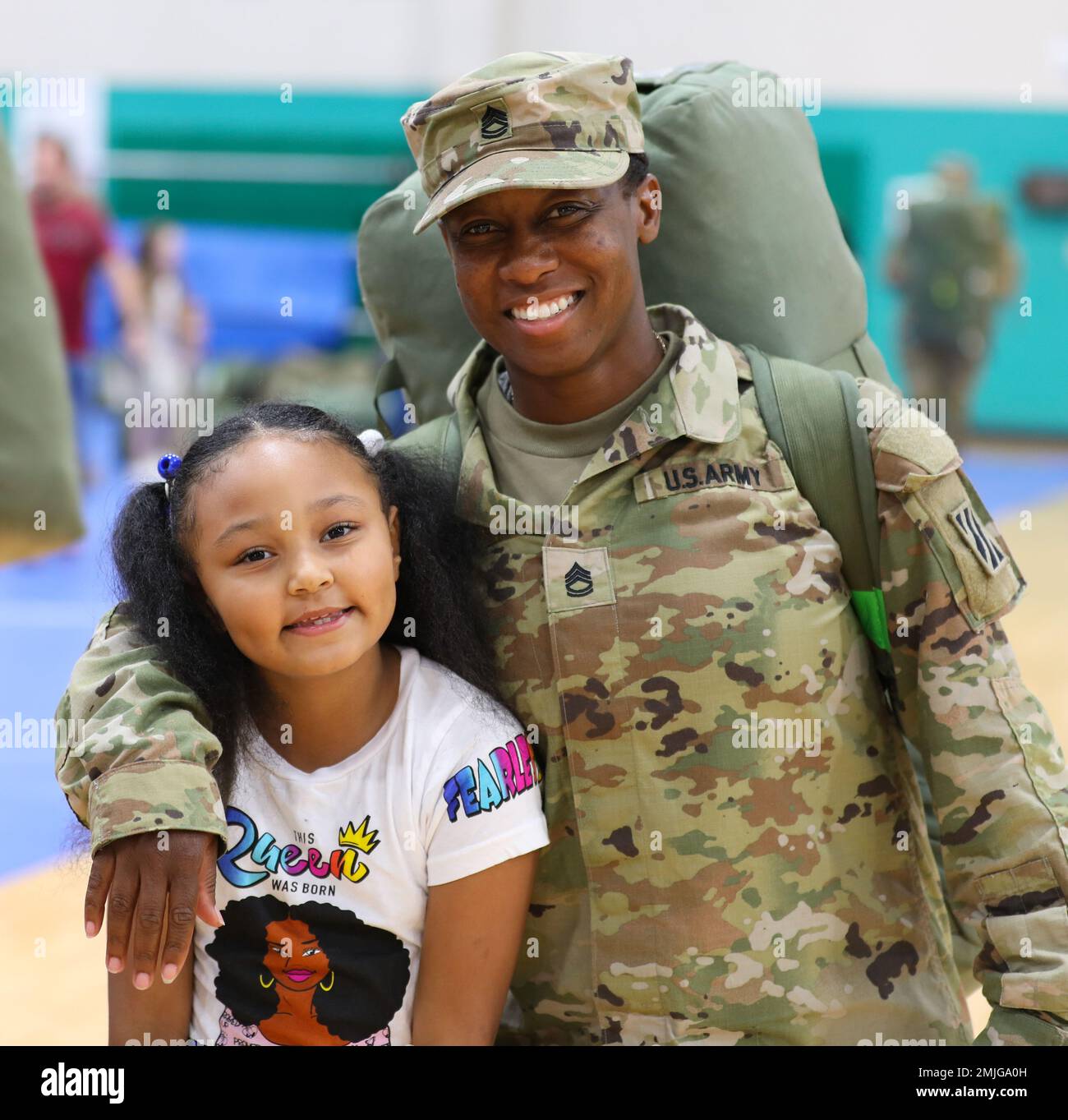 U.S. Army Sgt. 1st Class Jessica Mattox, a motor transport operator ...