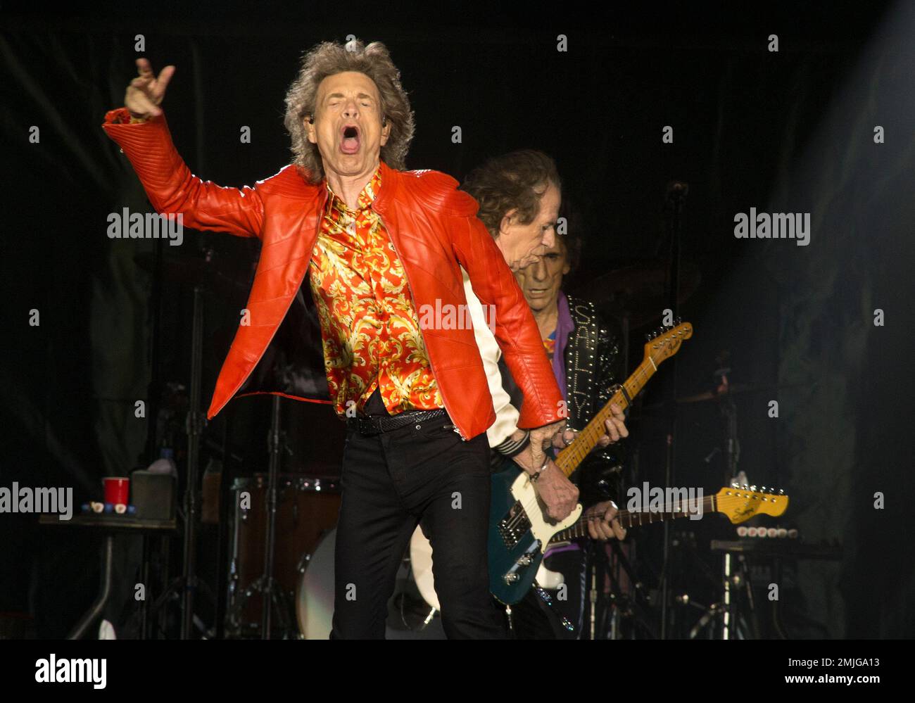 Mick Jagger of The Rolling Stones performs in concert during their "No ...