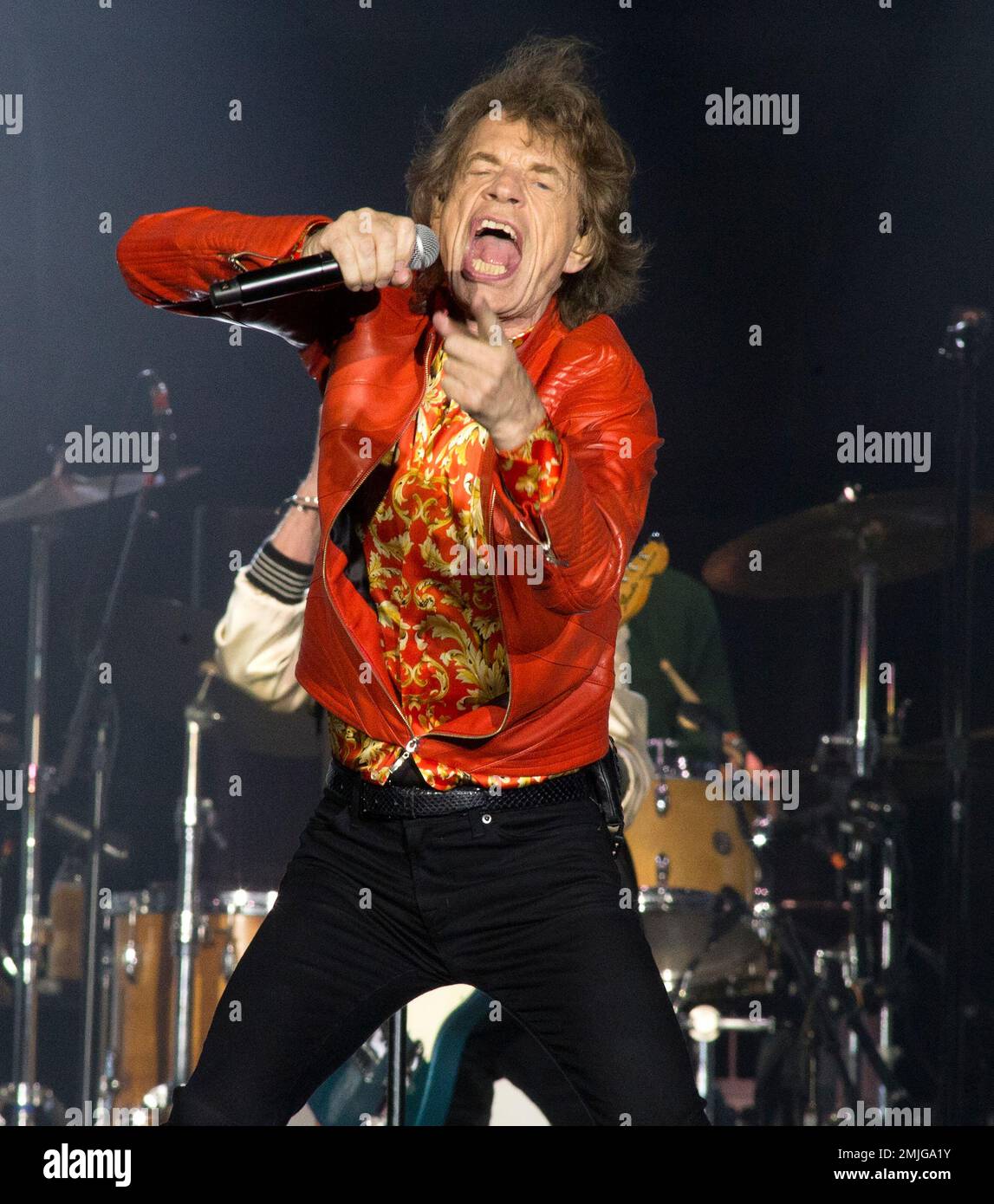 Mick Jagger of The Rolling Stones performs in concert during their "No ...