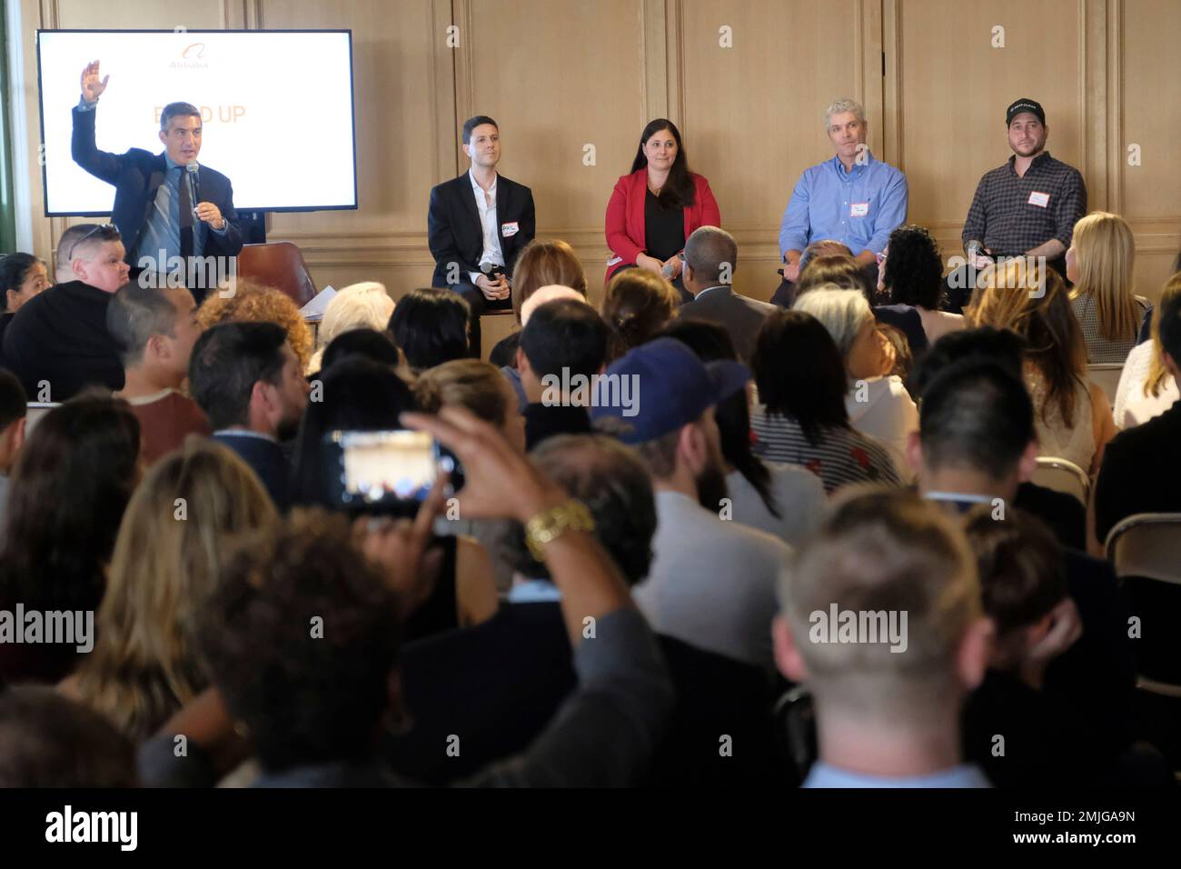 IMAGE DISTRIBUTED FOR ALIBABA.COM - John Caplan, left, Head of North ...