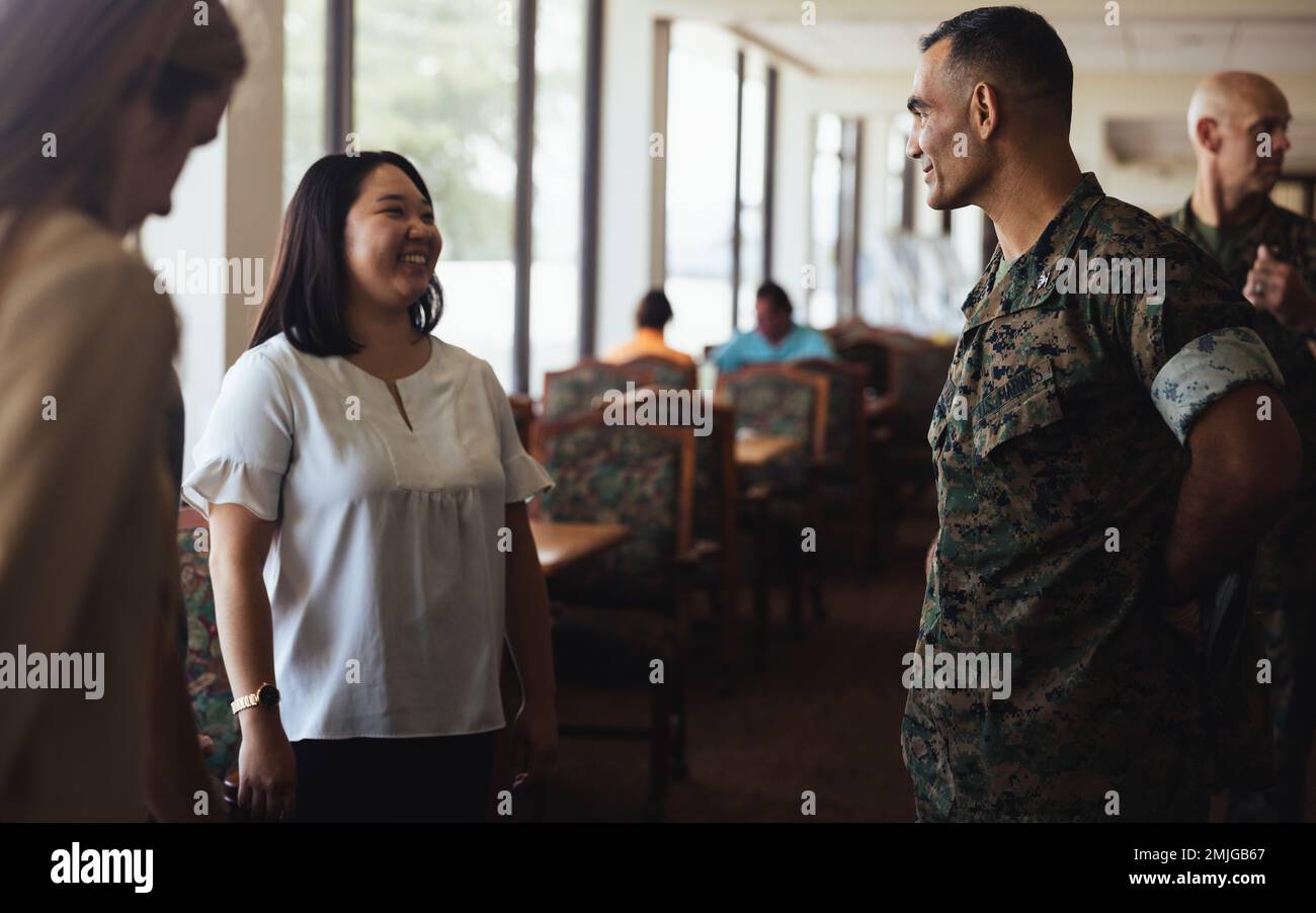 U.S. Marine Corps Col. Speros C. Koumparakis, commanding officer ...