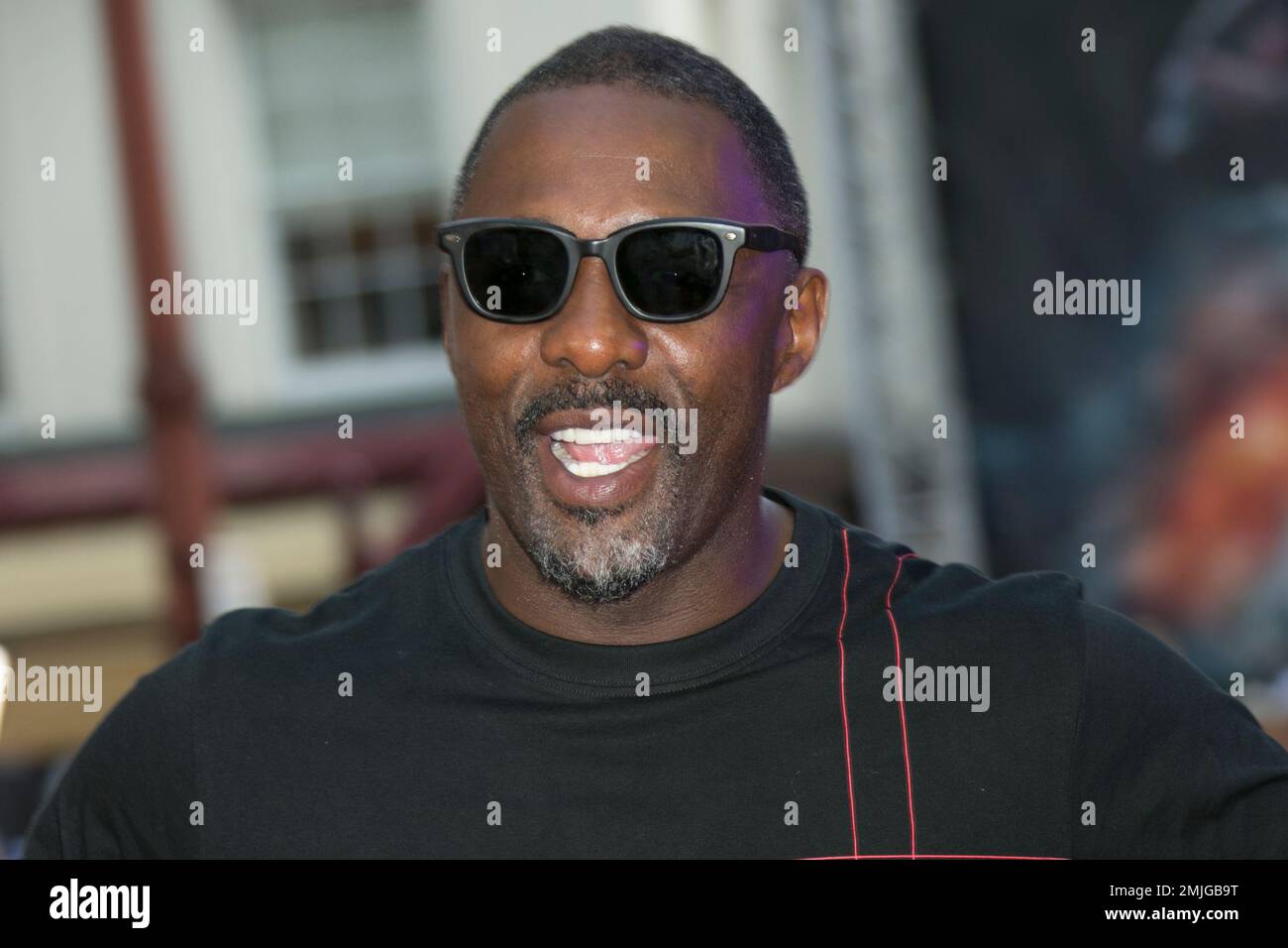 Actor Idris Elba poses for photographers at a special screening of Fast ...