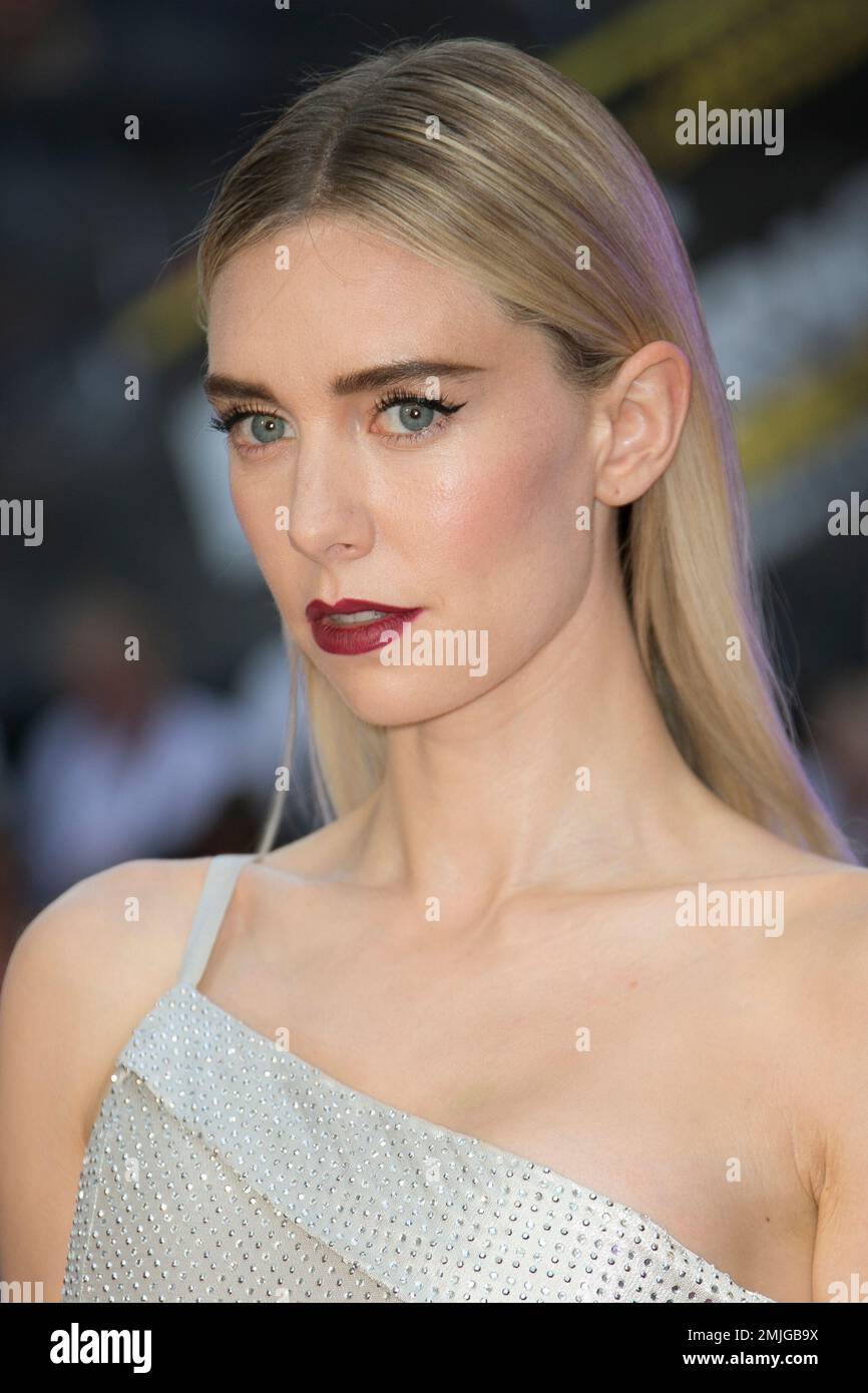 Actress Vanessa Kirby poses for photographers at a special screening of ...