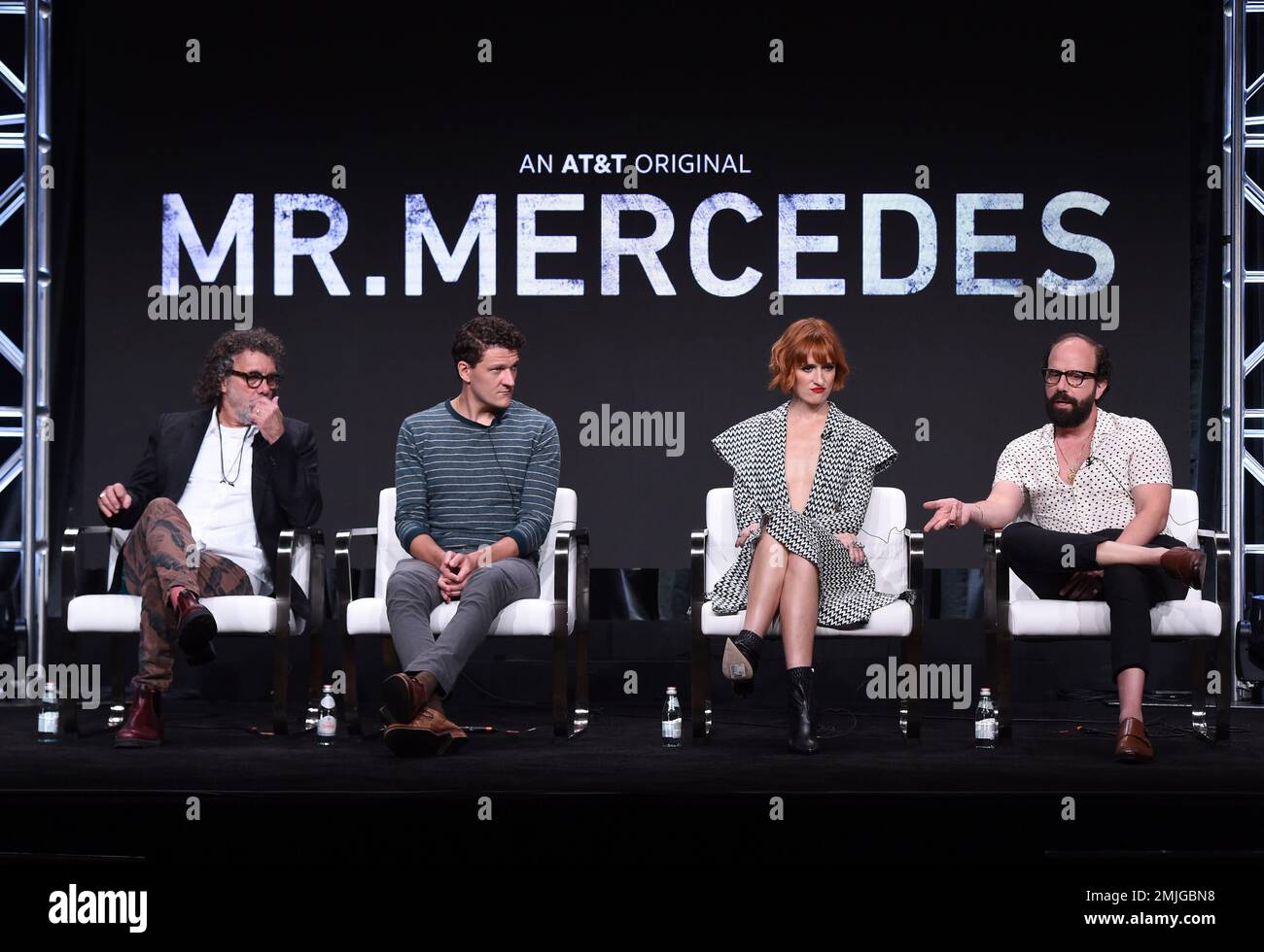 Director/producer Jack Bender, from left, Gabriel Ebert, Breeda Wool ...
