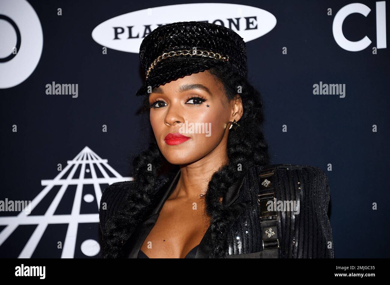 Singer Janelle Monae attends the 2019 Rock & Roll Hall of Fame ...