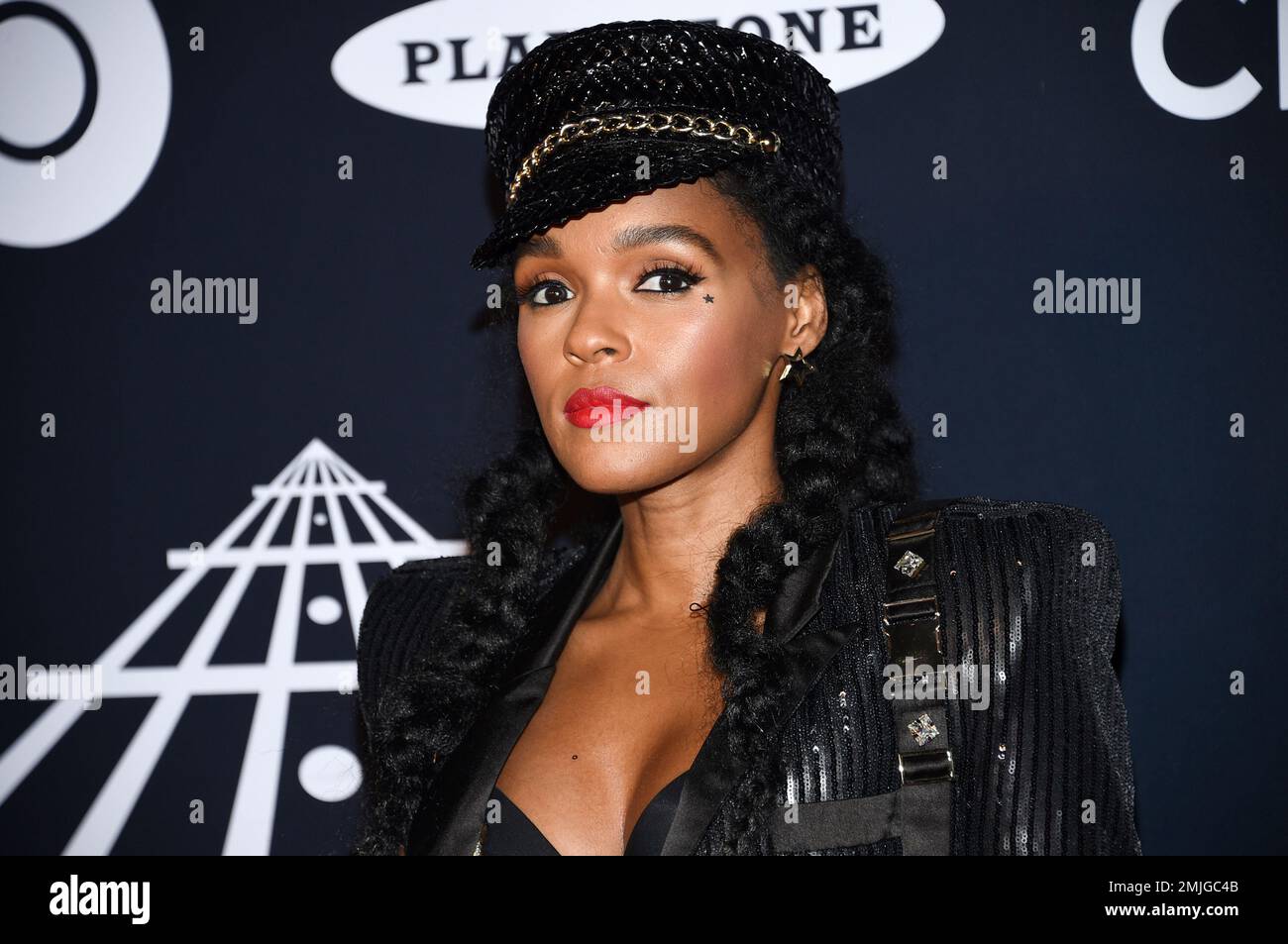 Singer Janelle Monae attends the 2019 Rock & Roll Hall of Fame ...