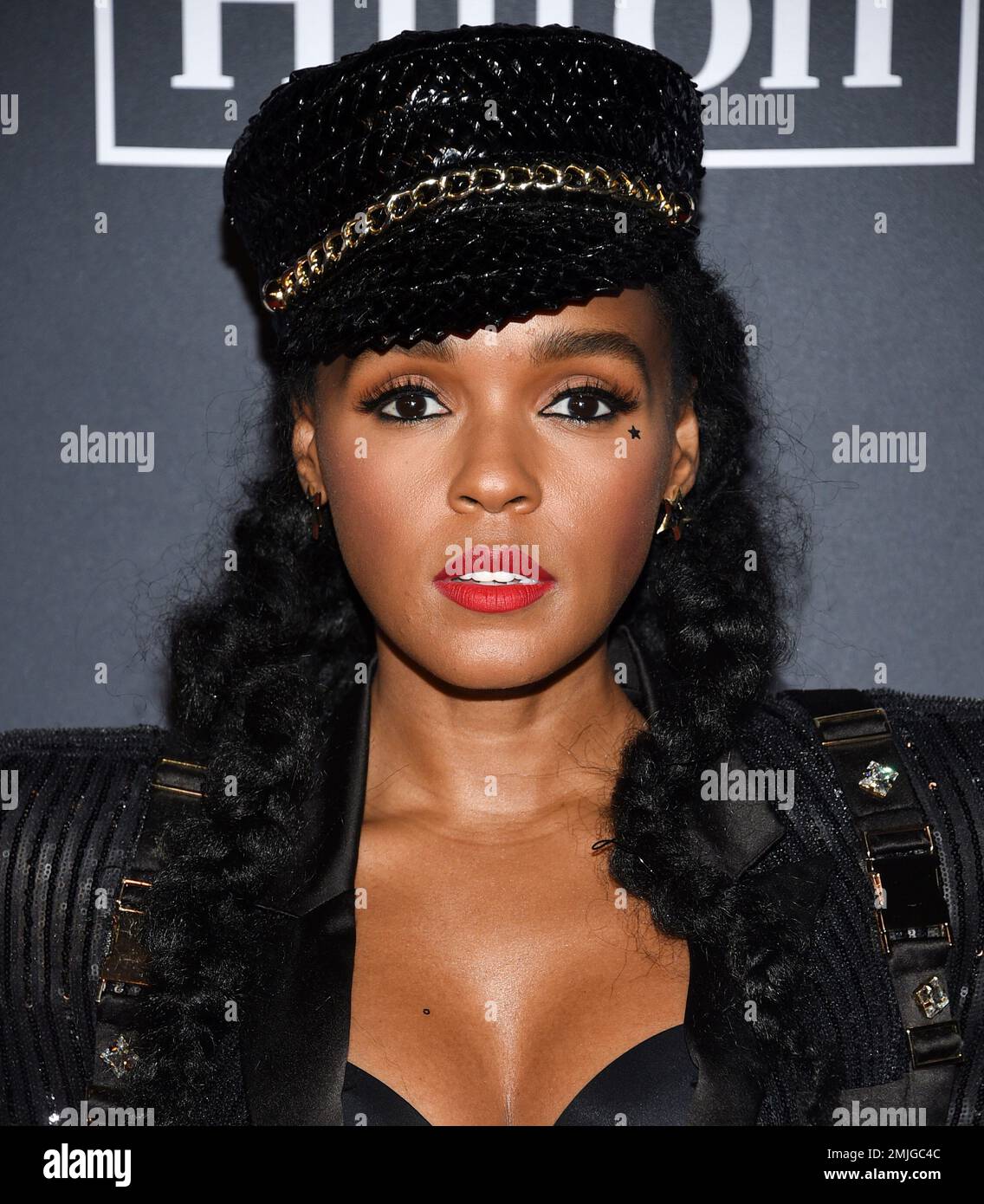 Singer Janelle Monae attends the 2019 Rock & Roll Hall of Fame ...