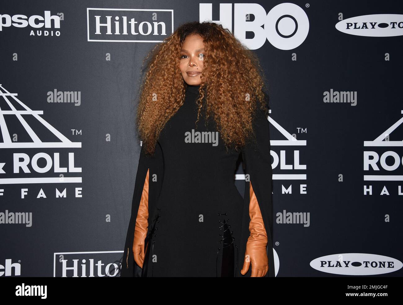 Inductee Janet Jackson attends the 2019 Rock & Roll Hall of Fame ...