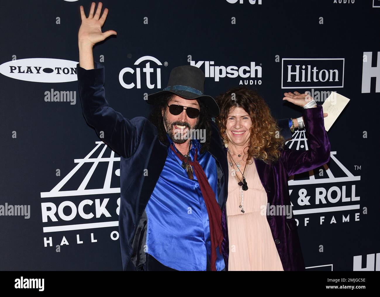 Musician Mike Campbell, left, and wife Marcie Campbell attend the 2019 ...