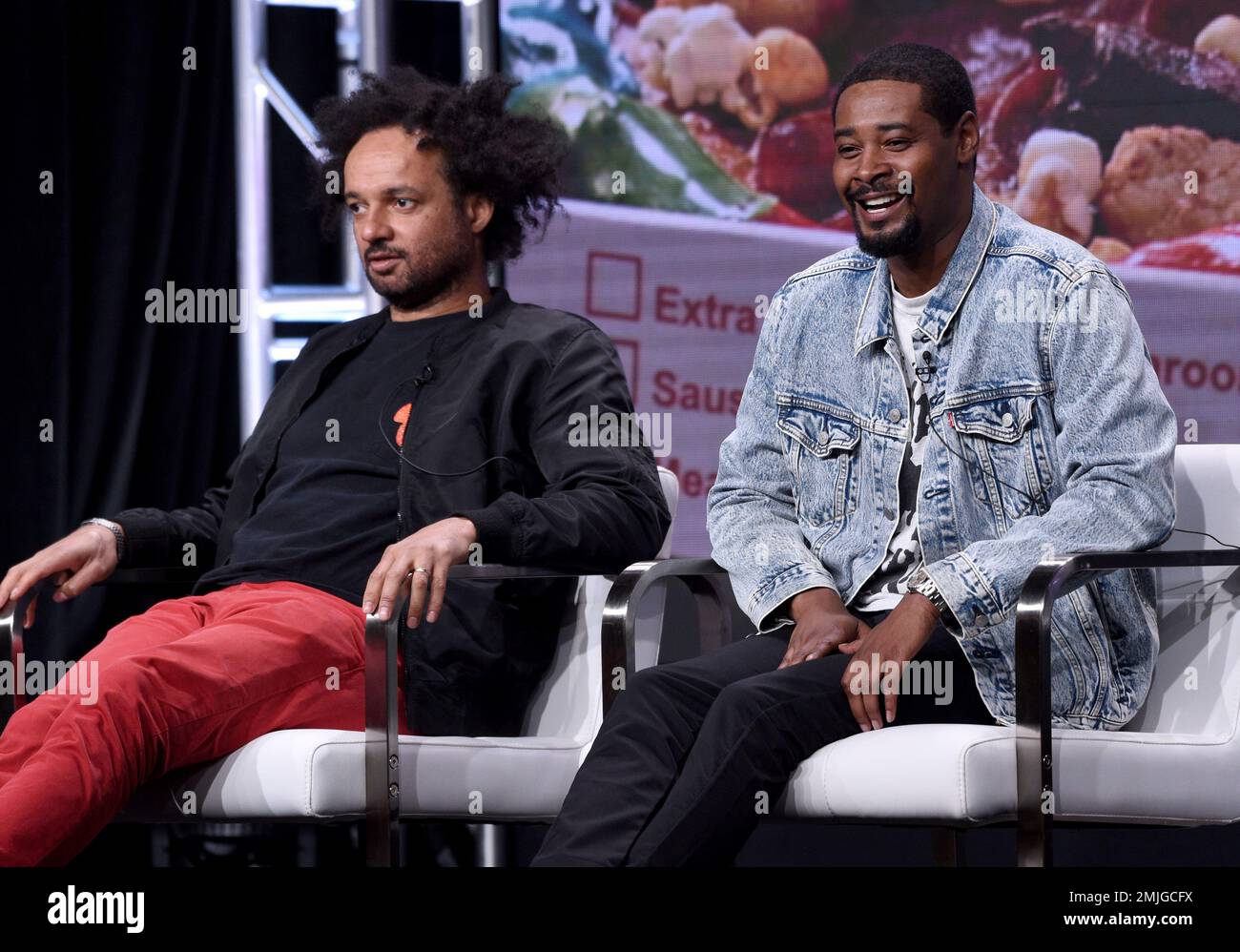Host/executive producer Derrick Beckles, left, and executive producer ...