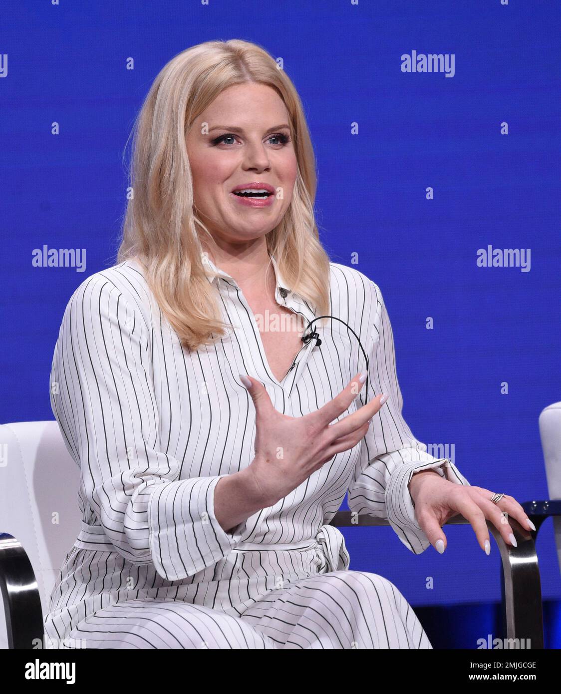 Megan Hilty participates in Lifetime's "Patsy & Loretta" panel at the ...