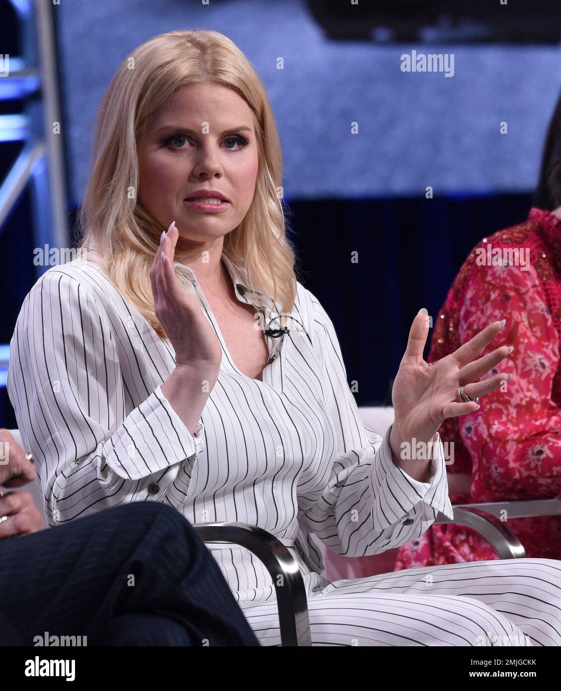 Megan Hilty participates in Lifetime's "Patsy & Loretta" panel at the ...