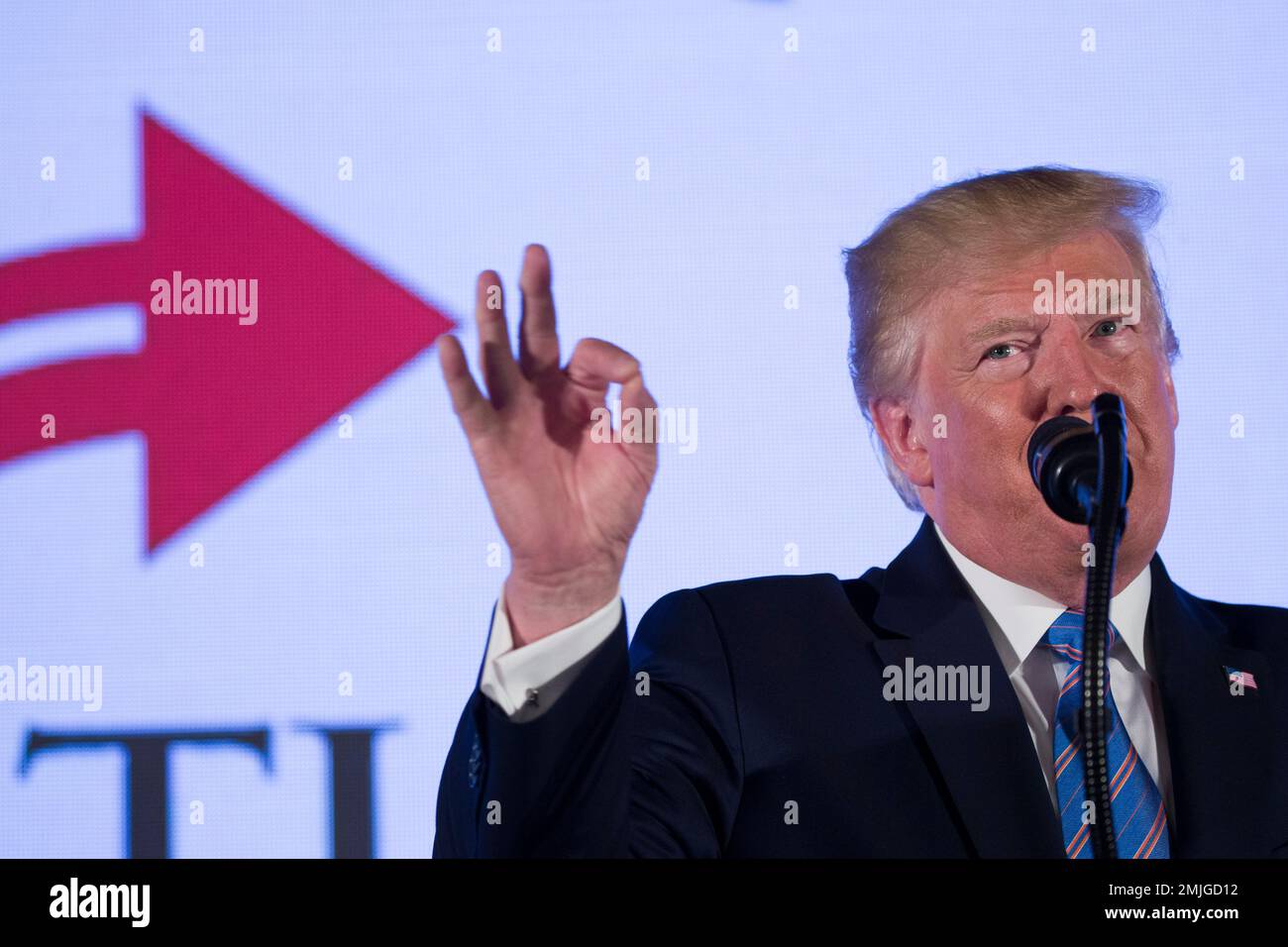 President Donald Trump speaks at Turning Point USA's Teen Student ...