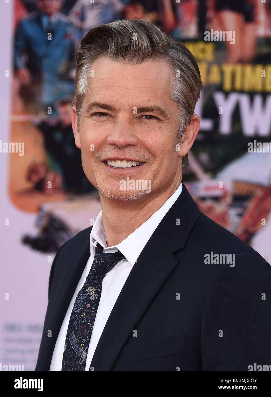 Timothy Olyphant arrives at the Los Angeles premiere of "Once Upon a ...