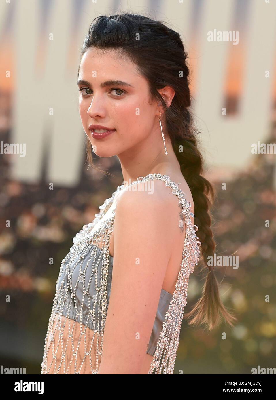 Sarah Margaret Qualley arrives at the Los Angeles premiere of "Once ...