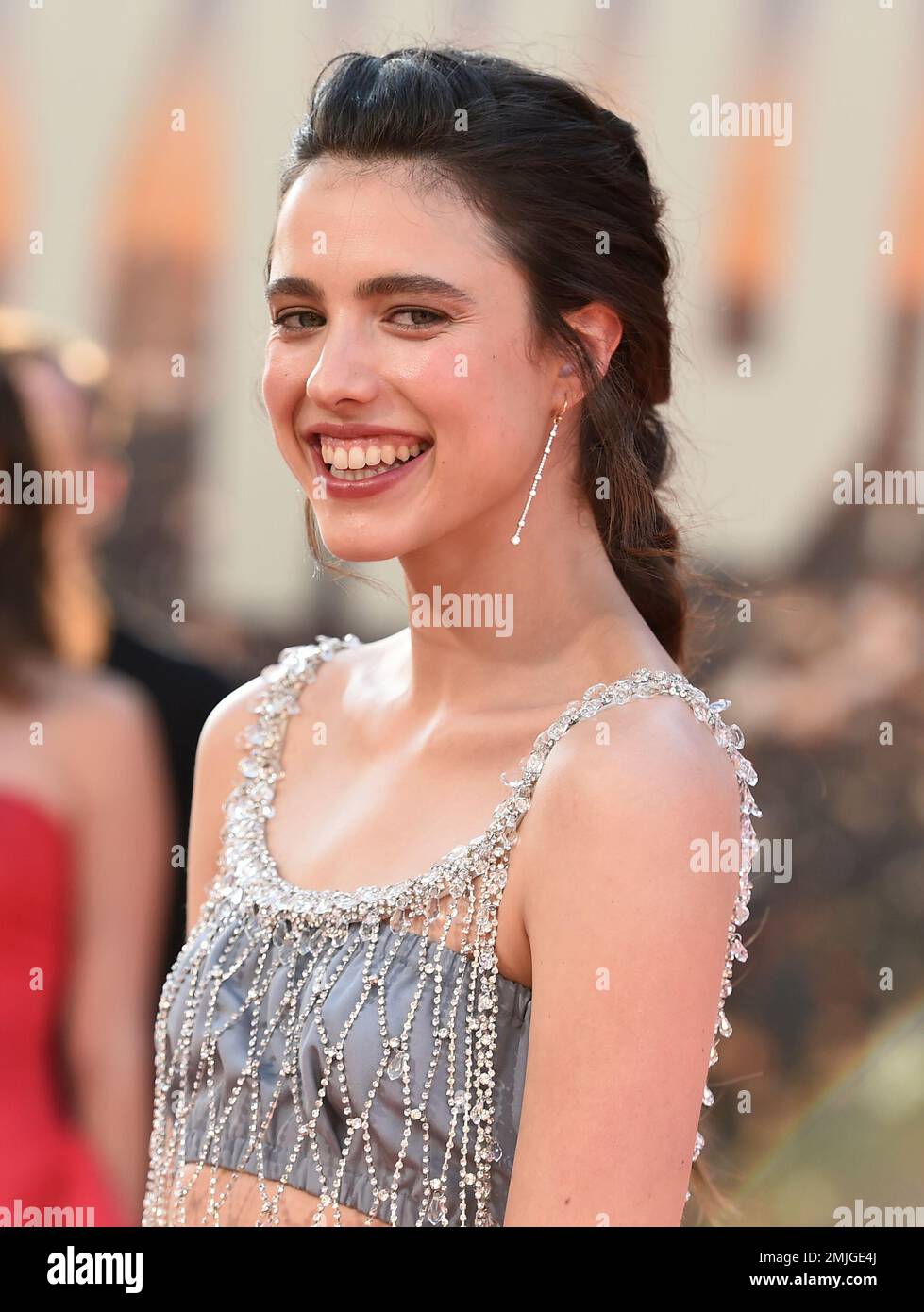 Sarah Margaret Qualley arrives at the Los Angeles premiere of "Once ...