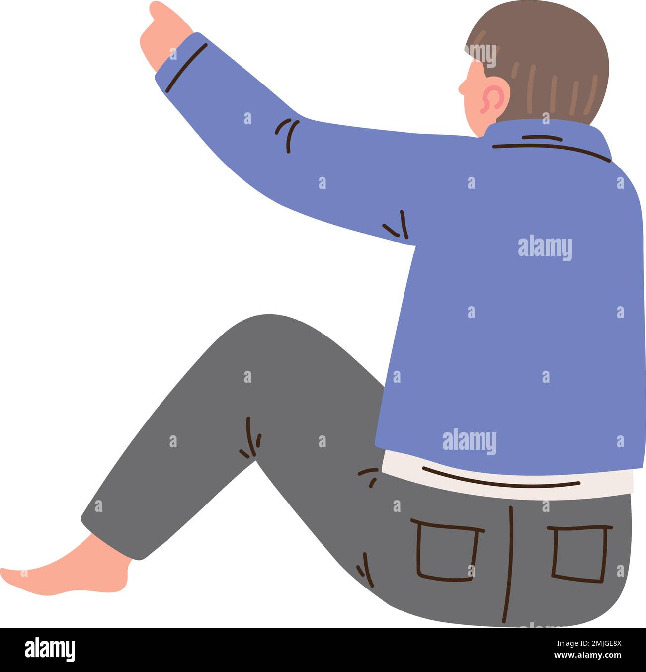 back view man sitting Stock Vector Image & Art - Alamy back view man sitting Stock Vector Image & Art - Alamy