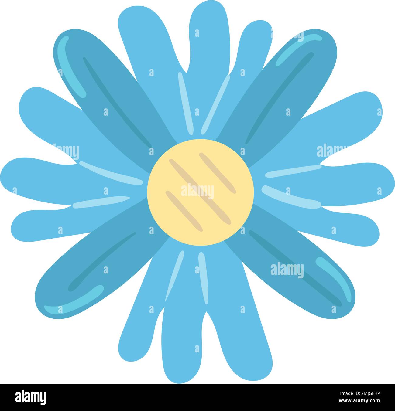 blue flower icon Stock Vector Image & Art - Alamy