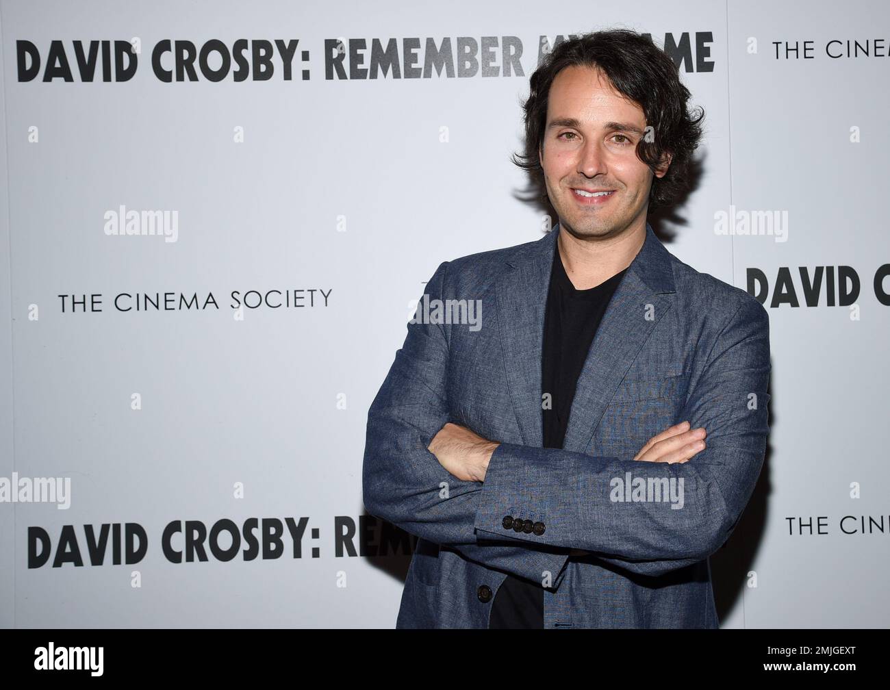 Director A.J. Eaton attends a special screening of "David Crosby ...