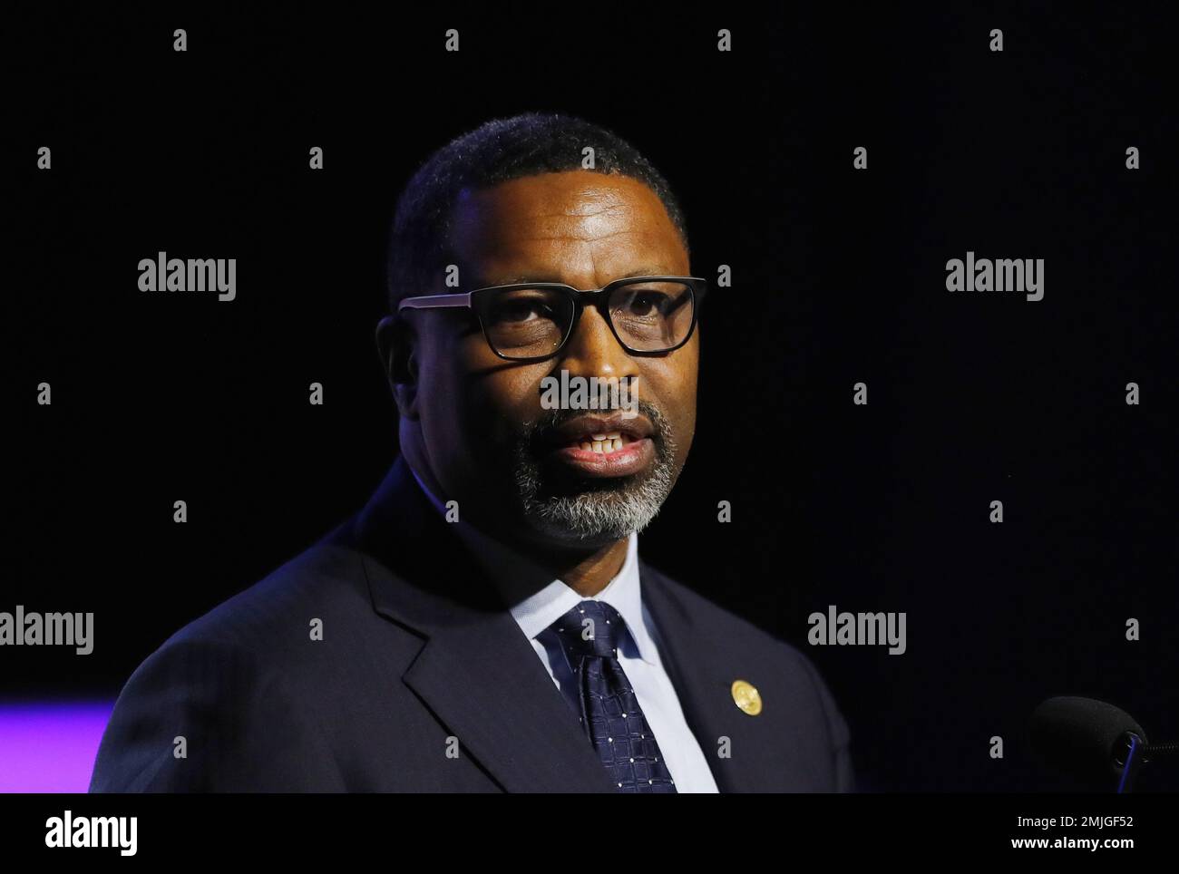 NAACP President and CEO, Derrick Johnson addresses the 110th NAACP ...