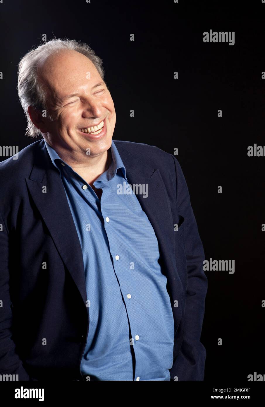 This July 10, 2019 photo shows composer Hans Zimmer posing for a ...