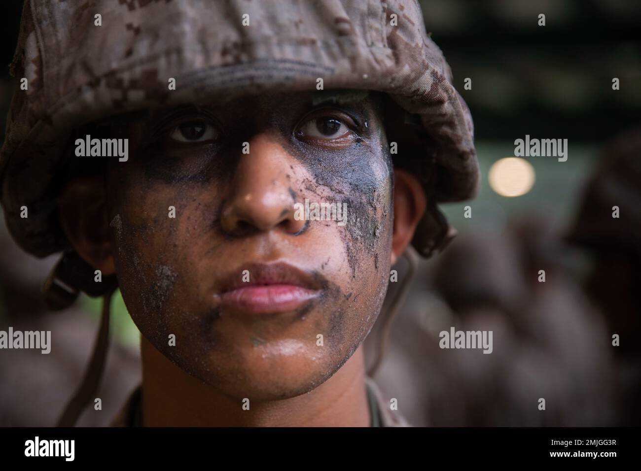 Rct. Kenichi J. Makino with Alpha Company, 1st Recruit Training ...