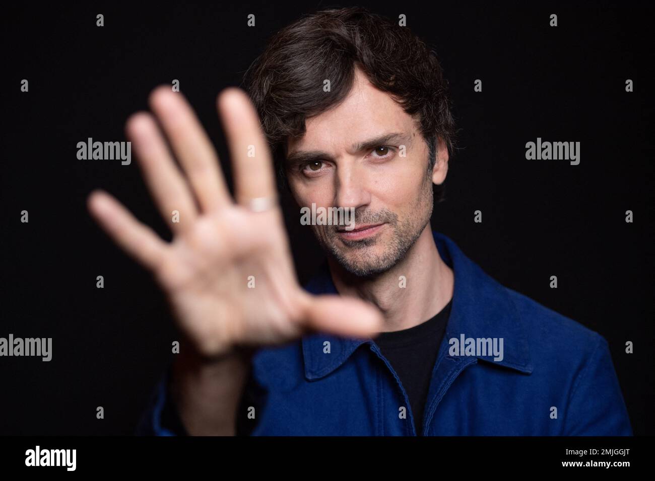David Jarre attending a Portrait Session during the 30th Gerardmer ...
