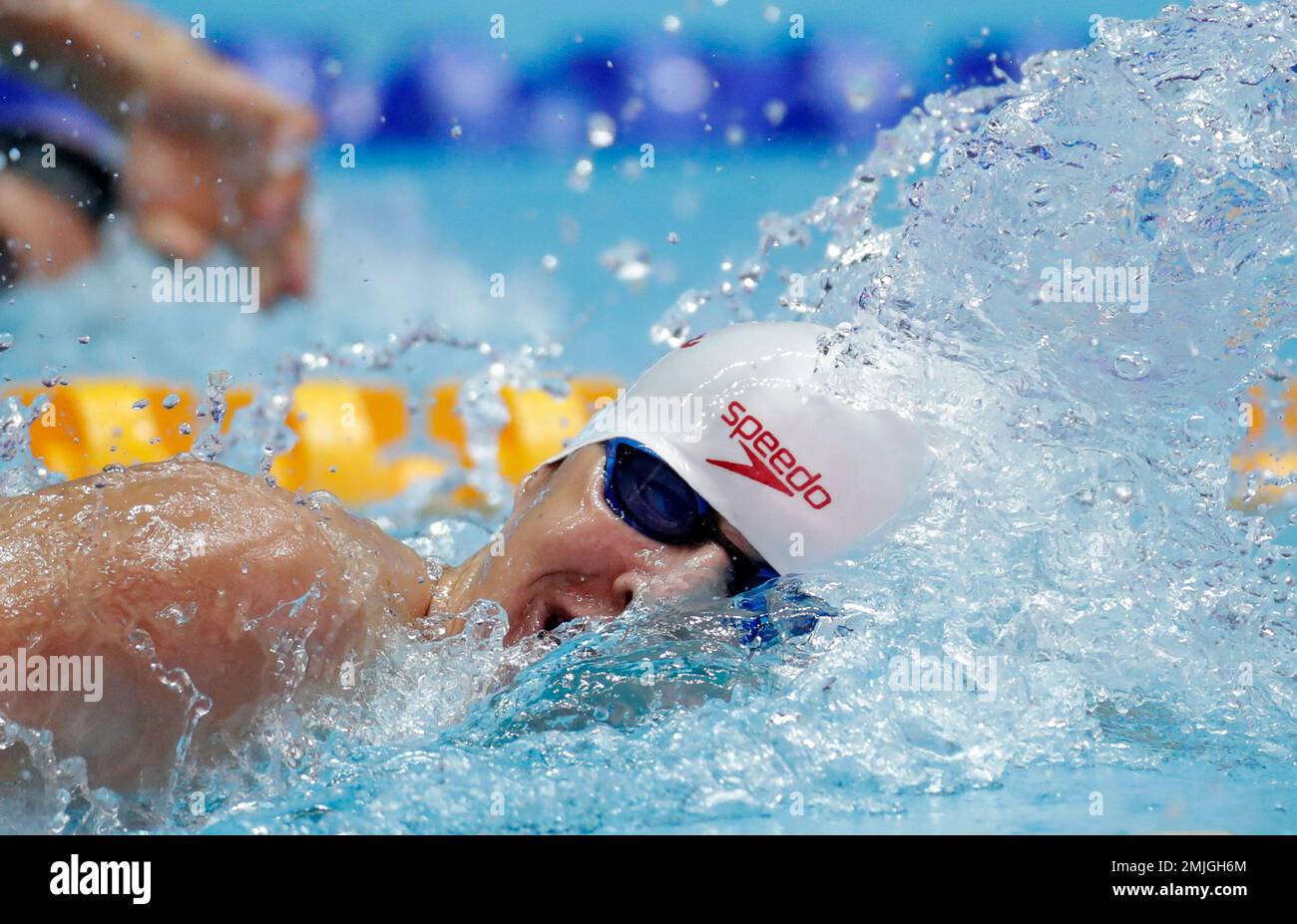 Canada's Alexander Pratt swims in his heat of the men's 200m freestyle ...