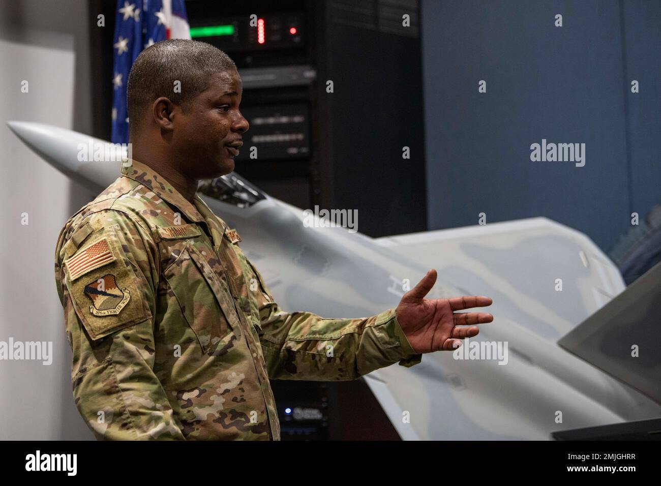 U.S. Air Force Chief Master Sgt. Wayne Sharp, 325th Fighter Wing ...