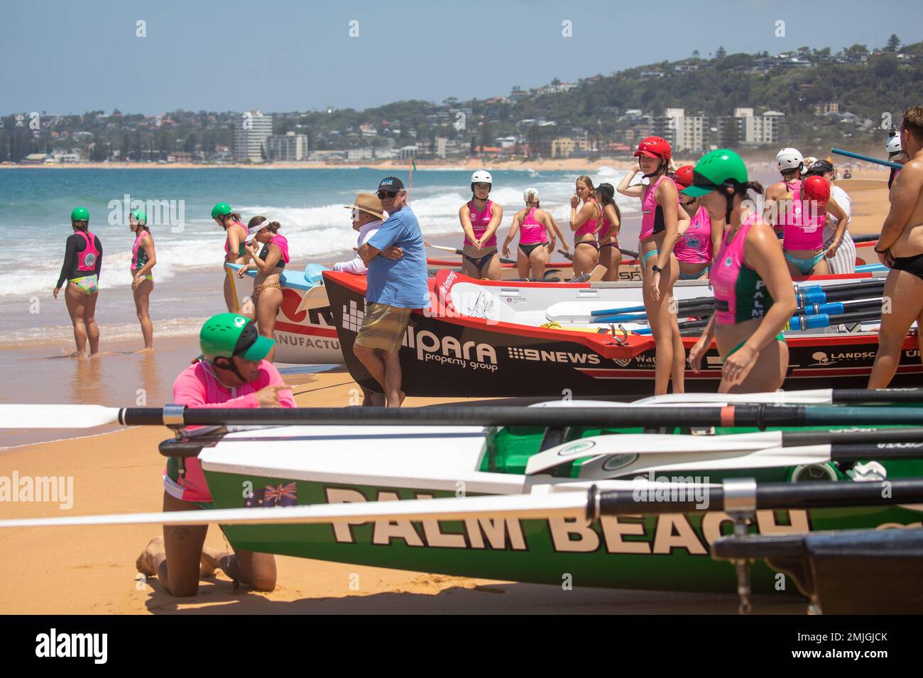 Saturday 28th January 2023. Sydney Northern beaches surfboat carnival ...