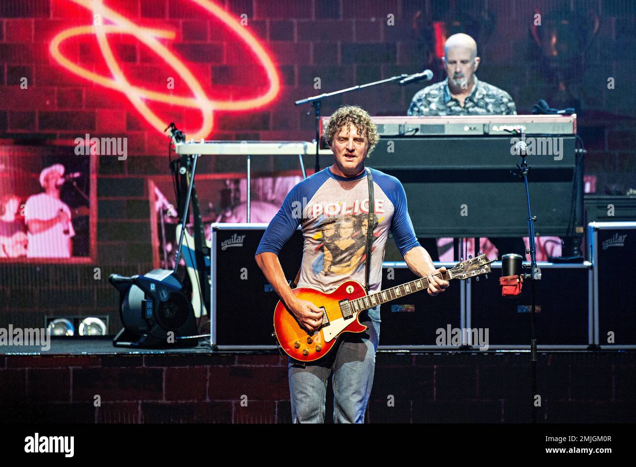 Mark Bryan of Hootie and the Blowfish performs during the Group Therapy ...