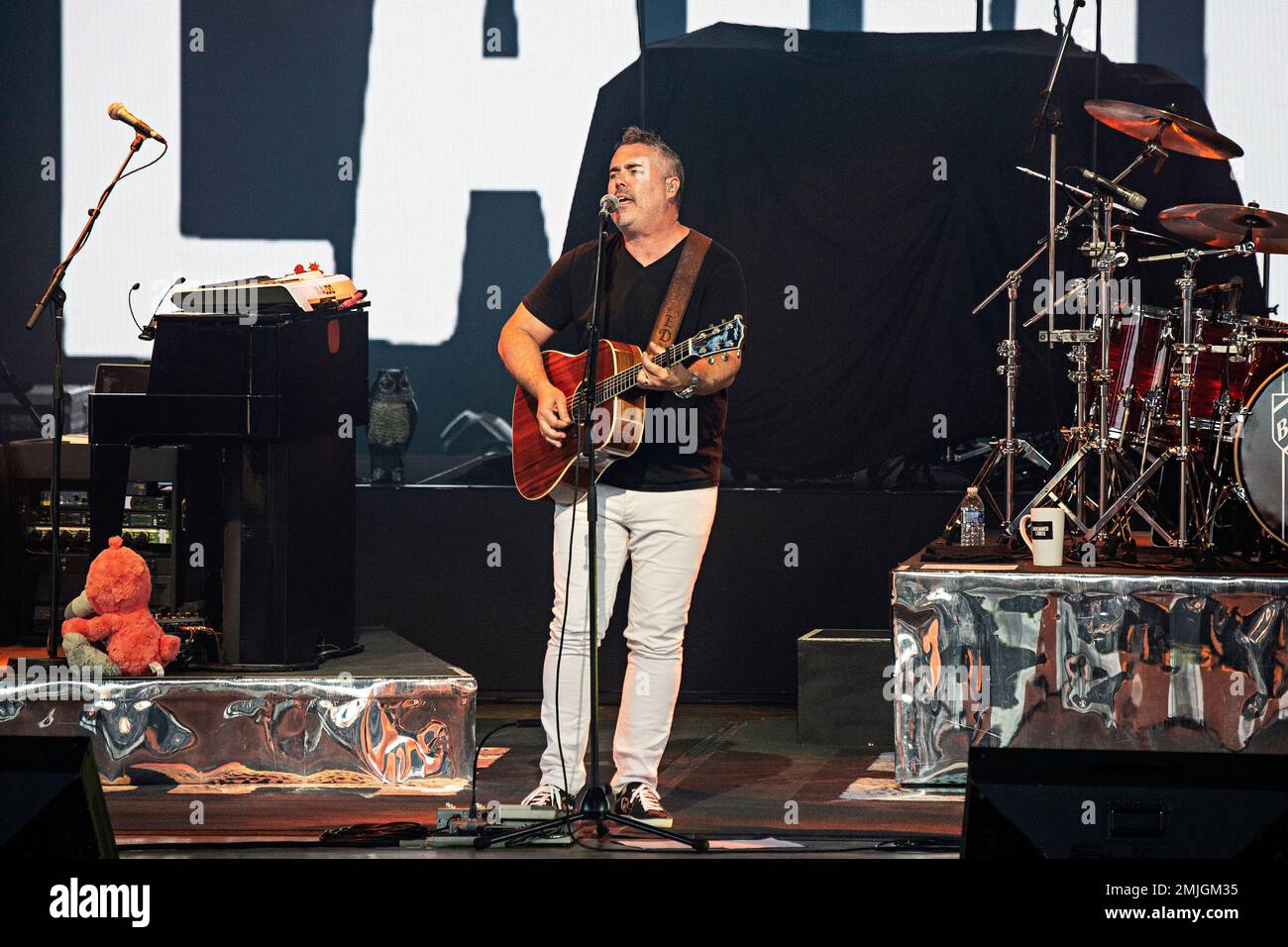 Ed Robertson of Barenaked Ladies performs during the Group Therapy Tour ...