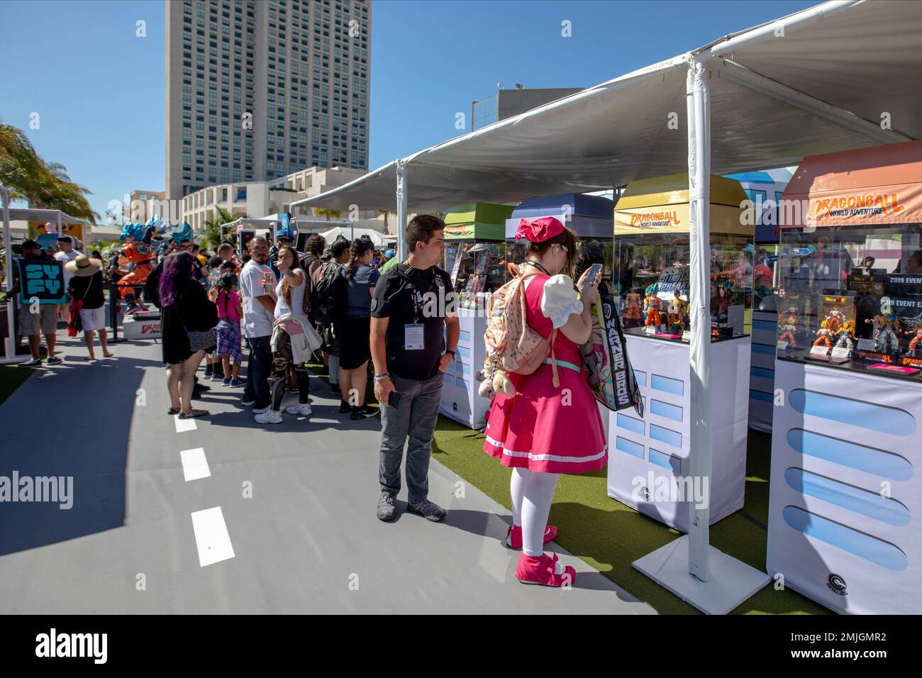 The popular Dragon Ball Experience on Day Three at Comic-Con ...