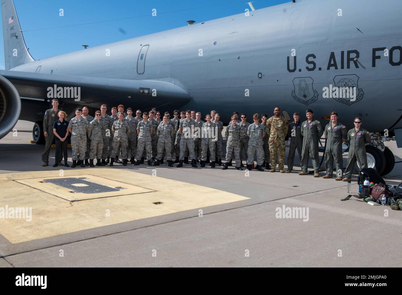 Wichita Air Capital Composite Civil Air Patrol Squadron members and air ...