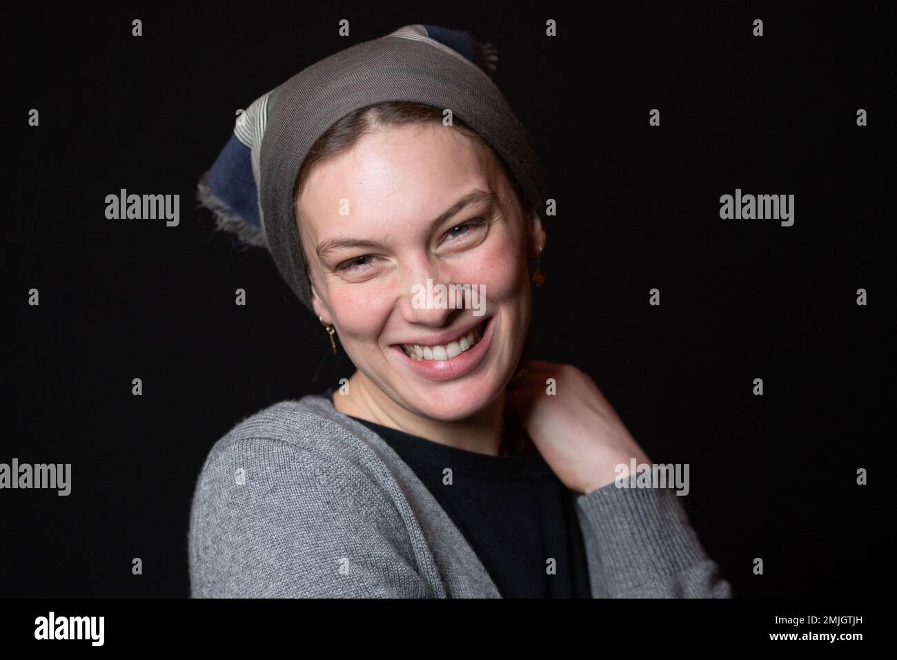 Lou Lampros attending a Portrait Session during the 30th Gerardmer ...